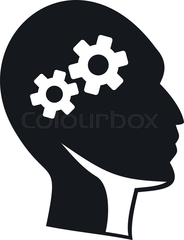 Solving problem icon. Simple ... | Stock vector | Colourbox