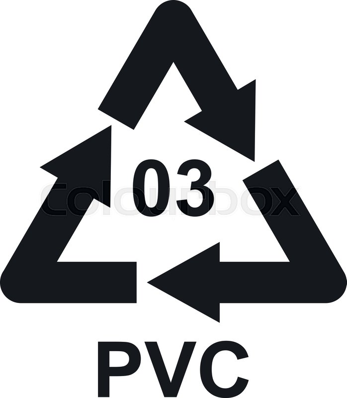 Pvc sign icon. Simple illustration of ... | Stock vector | Colourbox