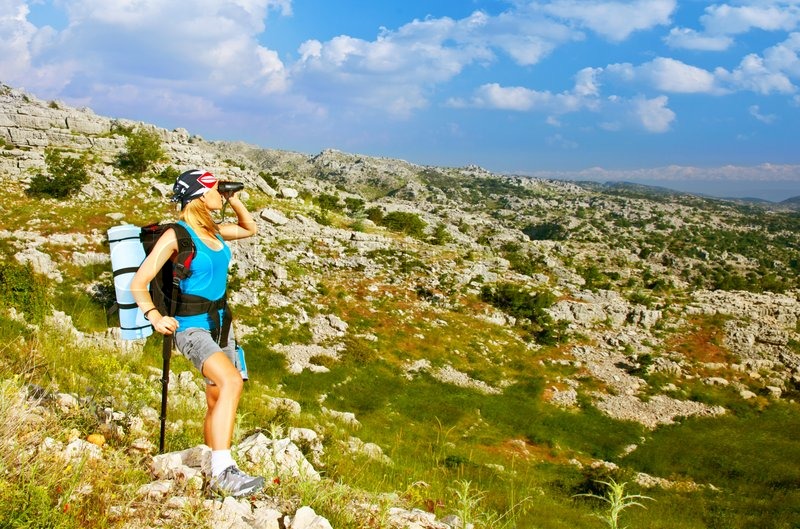 Active hiker girl | Stock image | Colourbox