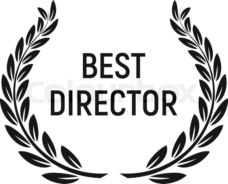 Best director award icon. Simple ... | Stock vector | Colourbox