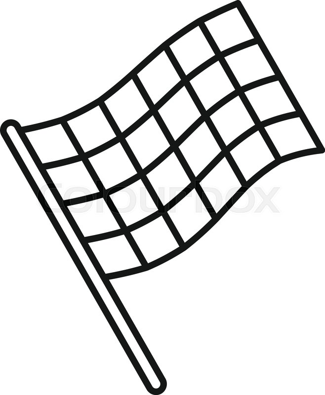 Finish Line Flag Icon