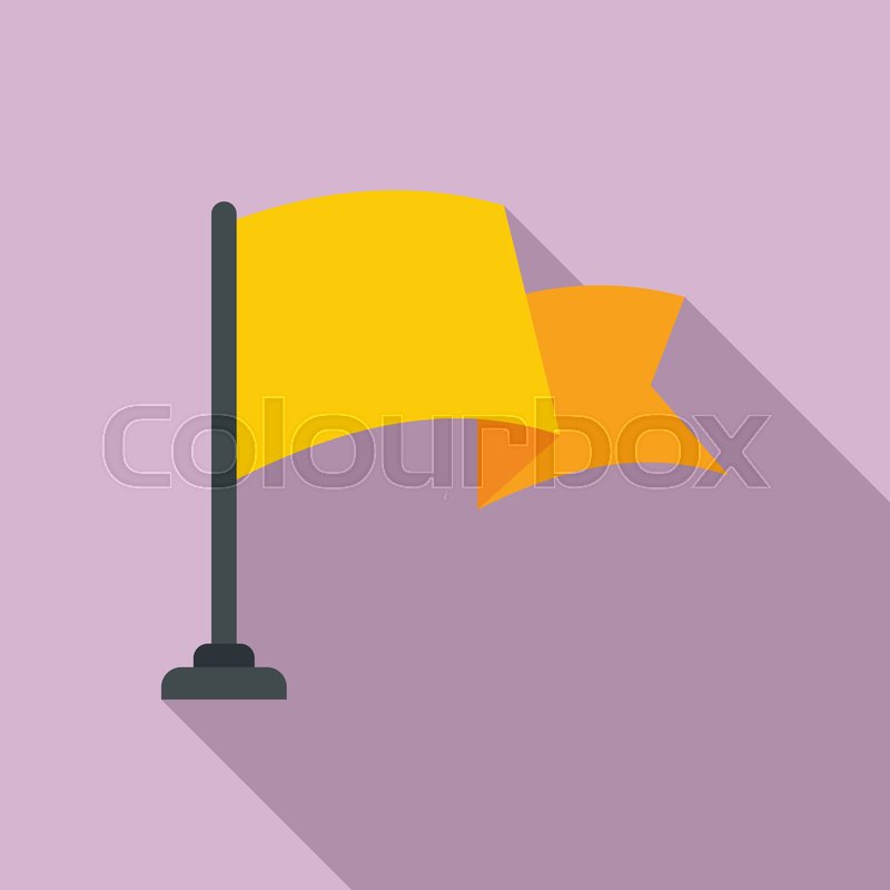 Video game flag icon. Flat ... | Stock vector | Colourbox