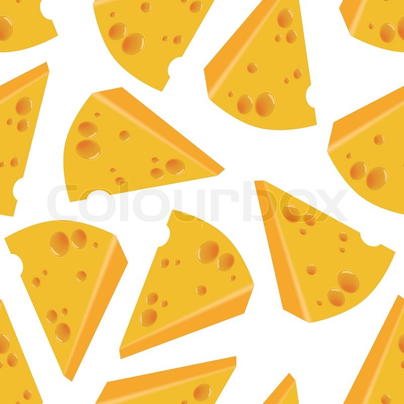 Cheese seamless pattern | Stock vector | Colourbox