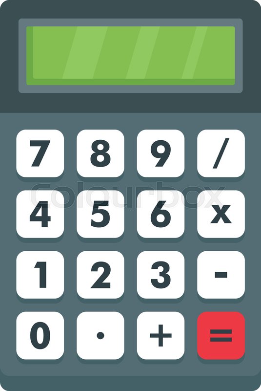Flat Calculator Icon