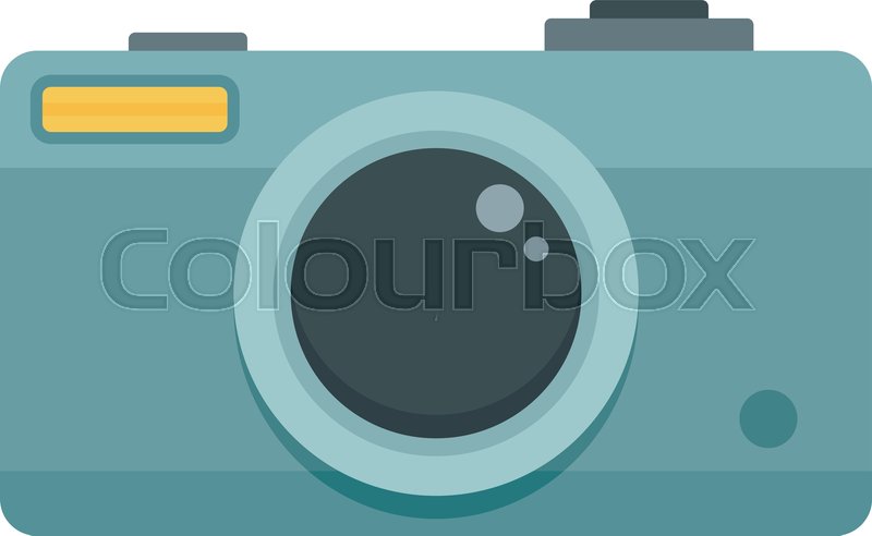 Camera icon. Flat illustration of ... | Stock vector | Colourbox