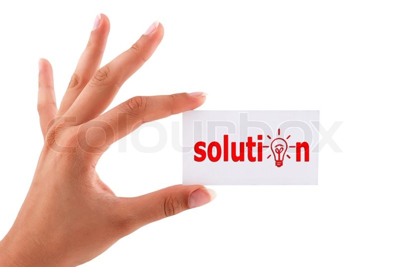 Solution symbol | Stock image | Colourbox