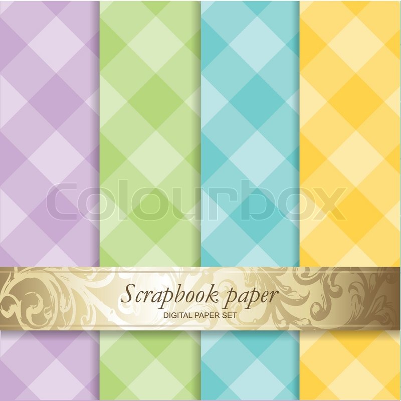 Greeting card background or scrapbook ... | Stock Vector | Colourbox