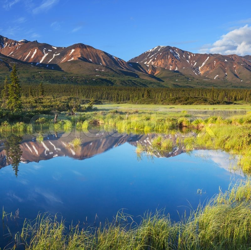 Lake on Alaska | Stock image | Colourbox