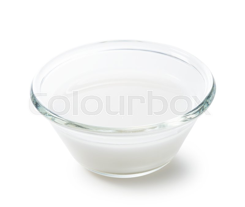Water-soluble starch on a white ... | Stock image | Colourbox