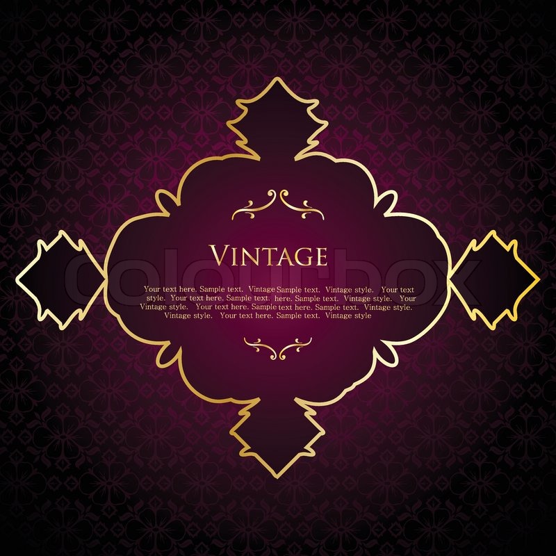 Pink Label Template Vector | Stock Vector | Colourbox