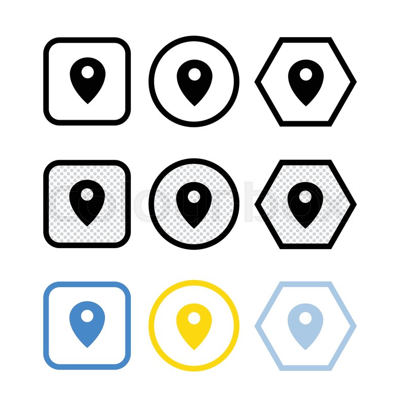 Pinpoint icon | Stock vector | Colourbox