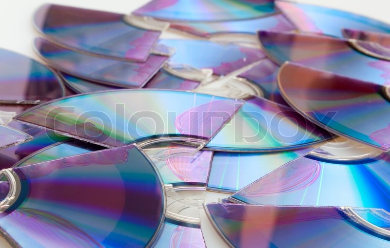 Broken CDs | Stock Photo | Colourbox