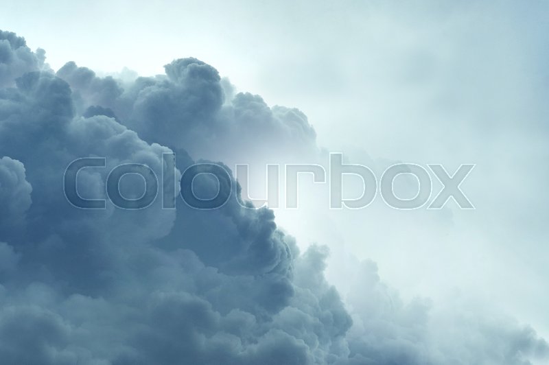 Close-up view of a thundercloud ... | Stock image | Colourbox