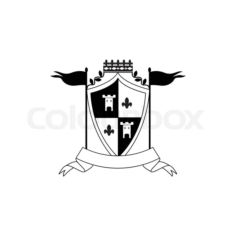 Coat Of Arms Shield Shapes Template