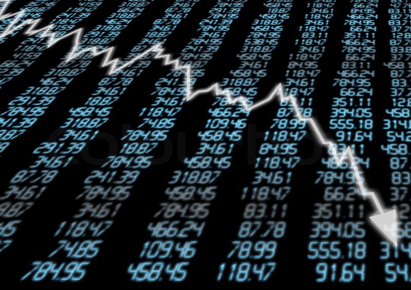 Stock Market Down | Stock image | Colourbox