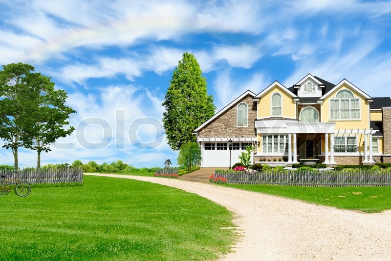 Beautiful country house | Stock image | Colourbox