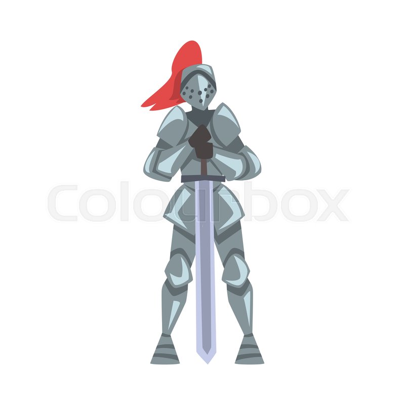 Cartoon Medieval Knight