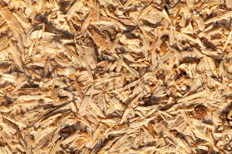 Close up of a recycle compressed wood surface | Stock Photo | Colourbox