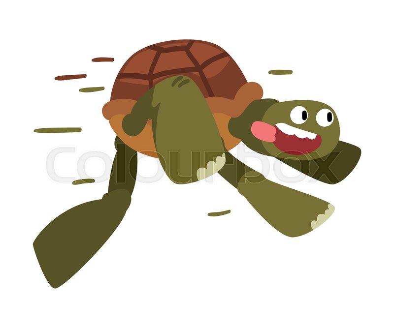 Fast Turtle Clip Art