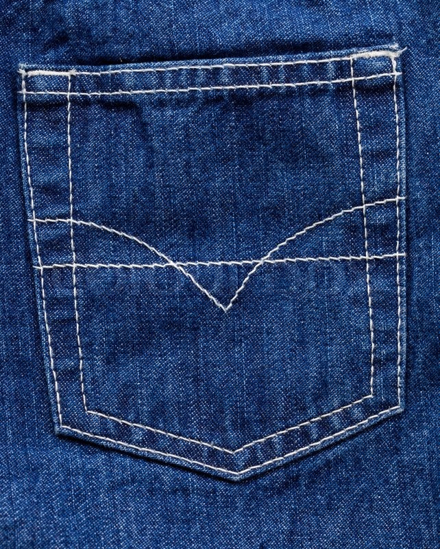 Jeans pocket | Stock image | Colourbox