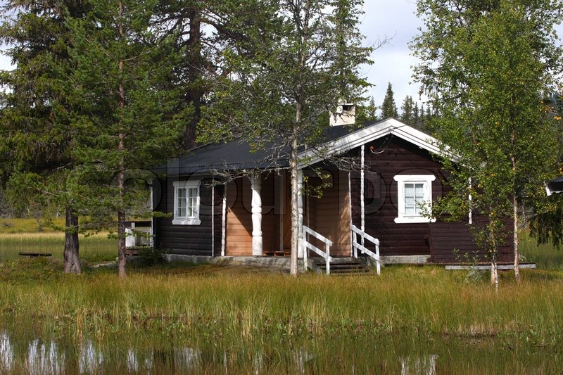 Traditional wooden house | Stock image | Colourbox