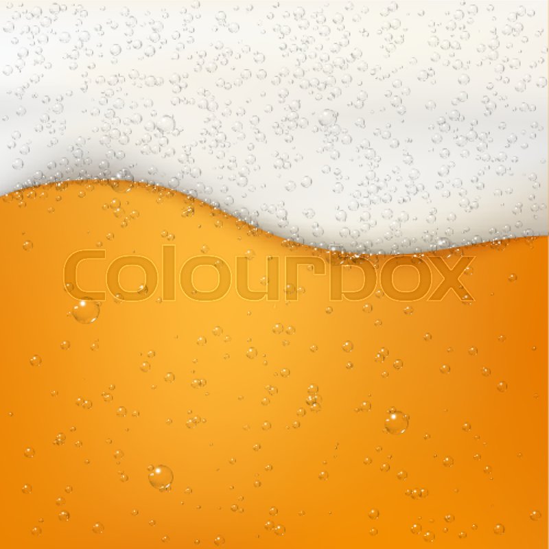 Beer color texture with bubbles and ... | Stock vector | Colourbox