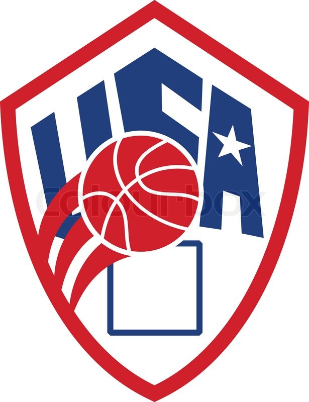United States USA American Basketball ... | Stock vector | Colourbox