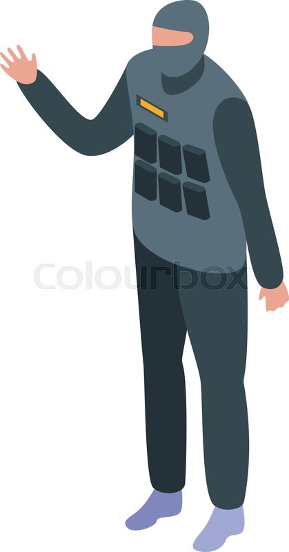 Security service special force icon. ... | Stock vector | Colourbox