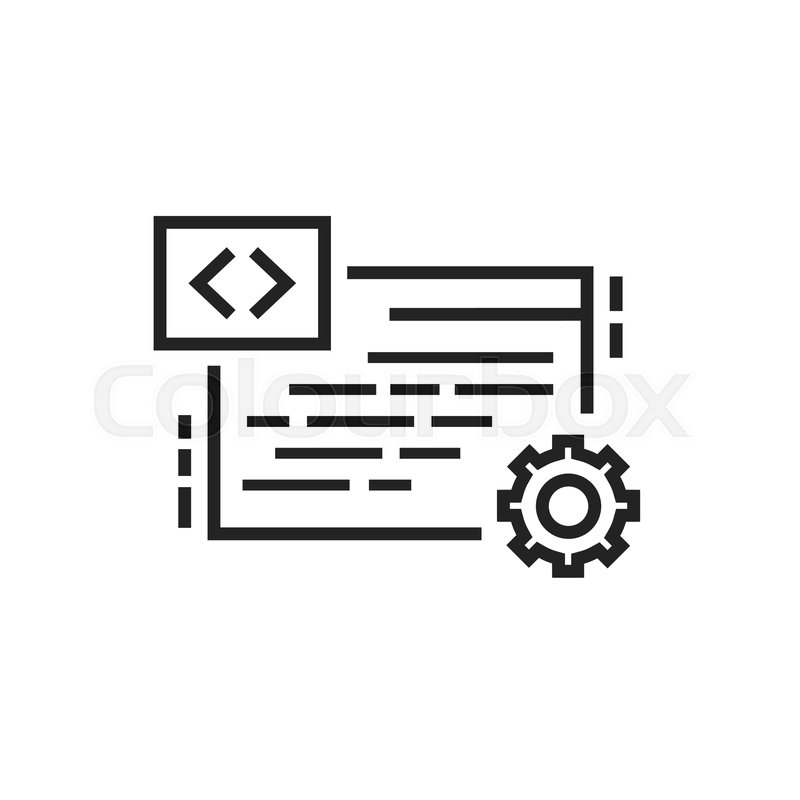 Web Development Black Icon