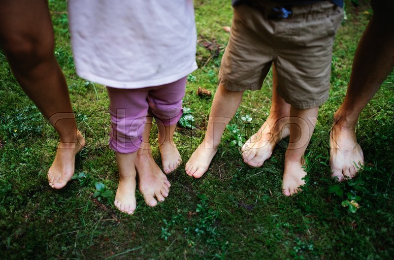 Children Feet Standing
