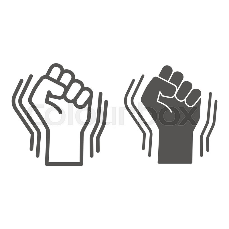 Solidarity Fist White