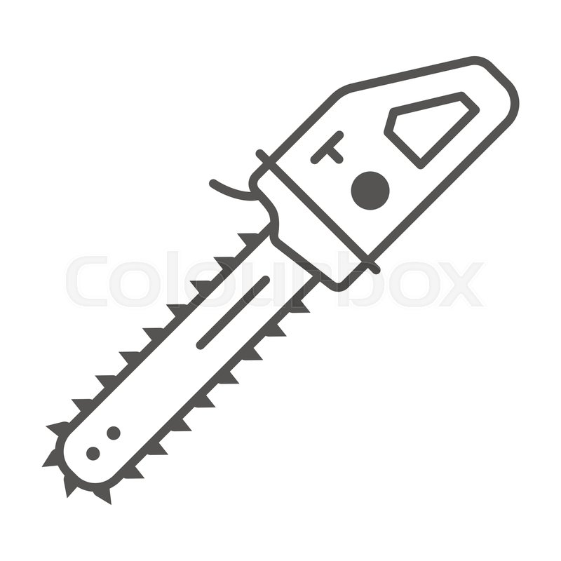 Chainsaw Outline