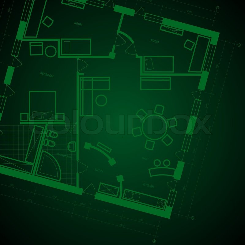 Blaupause-Hintergrund | Stock-Vektor | Colourbox