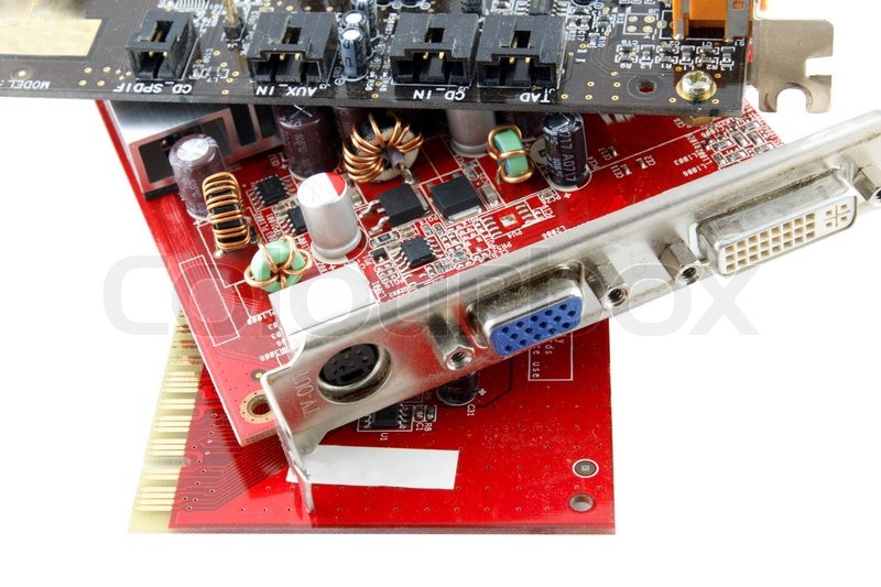 Computer parts | Stock Photo | Colourbox