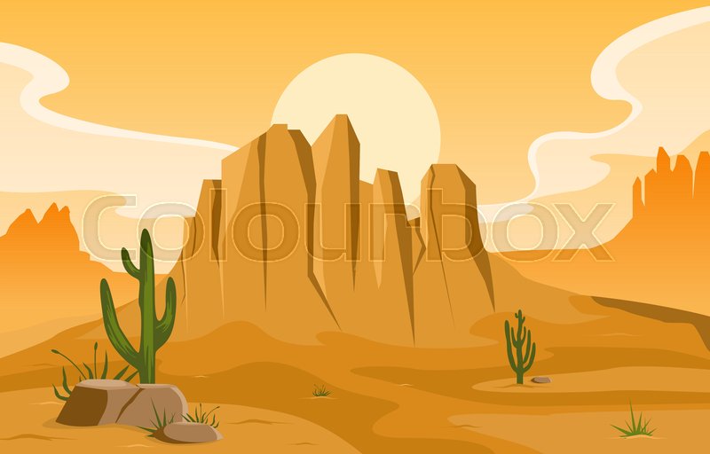 America Printable Desert Background