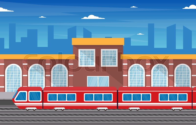 Train Depot Clipart