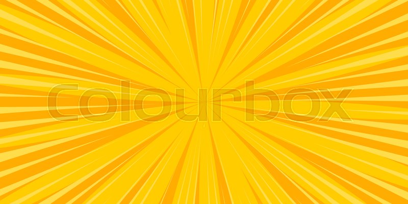 Pop art yellow comics book cartoon ... | Stock vector | Colourbox