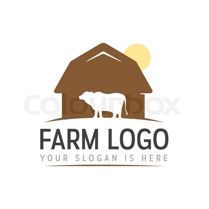 Cow Farm Logo Design