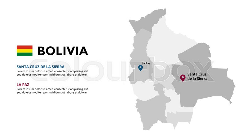 Bolivia Map Vector