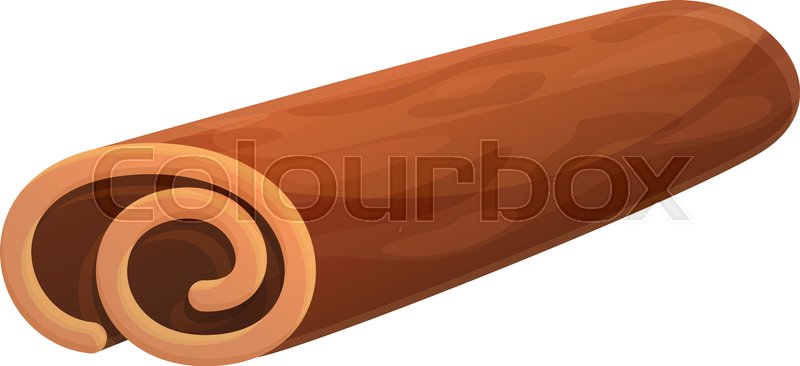 Cinnamon spice icon. Cartoon of ... | Stock vector | Colourbox
