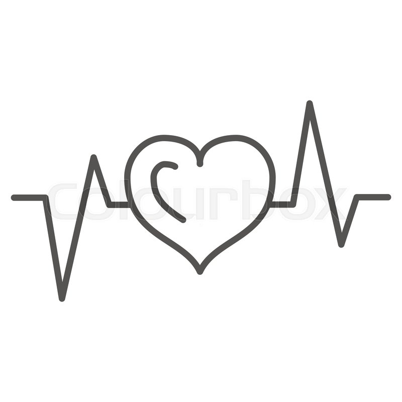 Ecg White Background