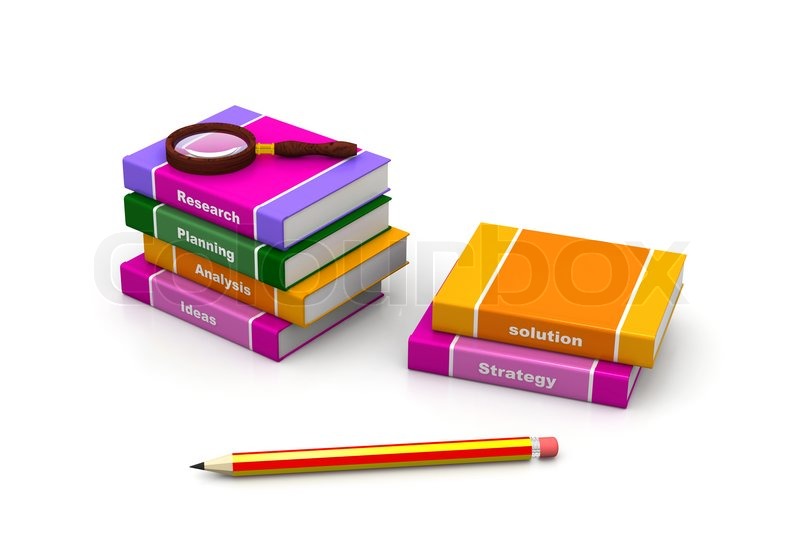 Business book analyzing | Stock image | Colourbox