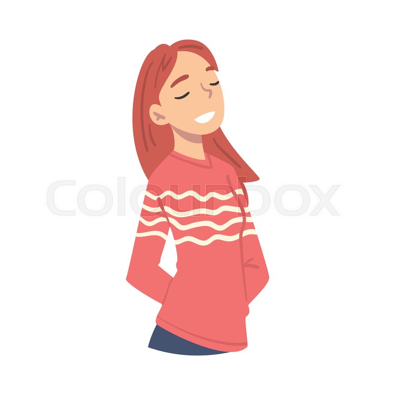 Excited Facial Expression Cartoon
