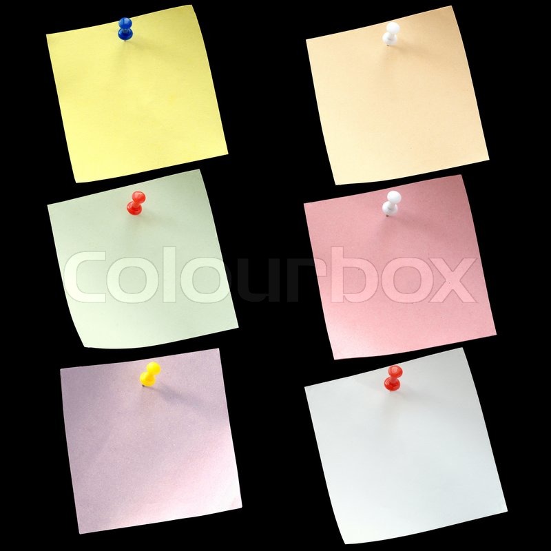 Paper set reminders | Stock image | Colourbox