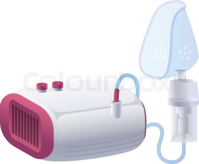 Inhaler equipment icon. Cartoon of ... | Stock vector | Colourbox
