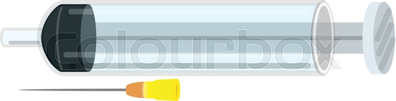Used syringe icon. Cartoon of used ... | Stock vector | Colourbox