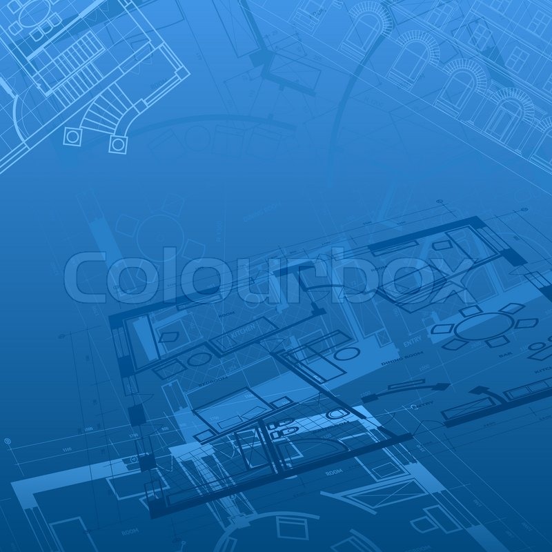 Abstract architectural background | Stock vector | Colourbox