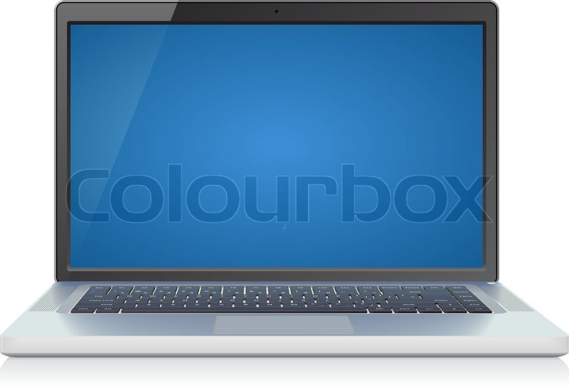 Vektor-laptop | Stock-Vektor | Colourbox