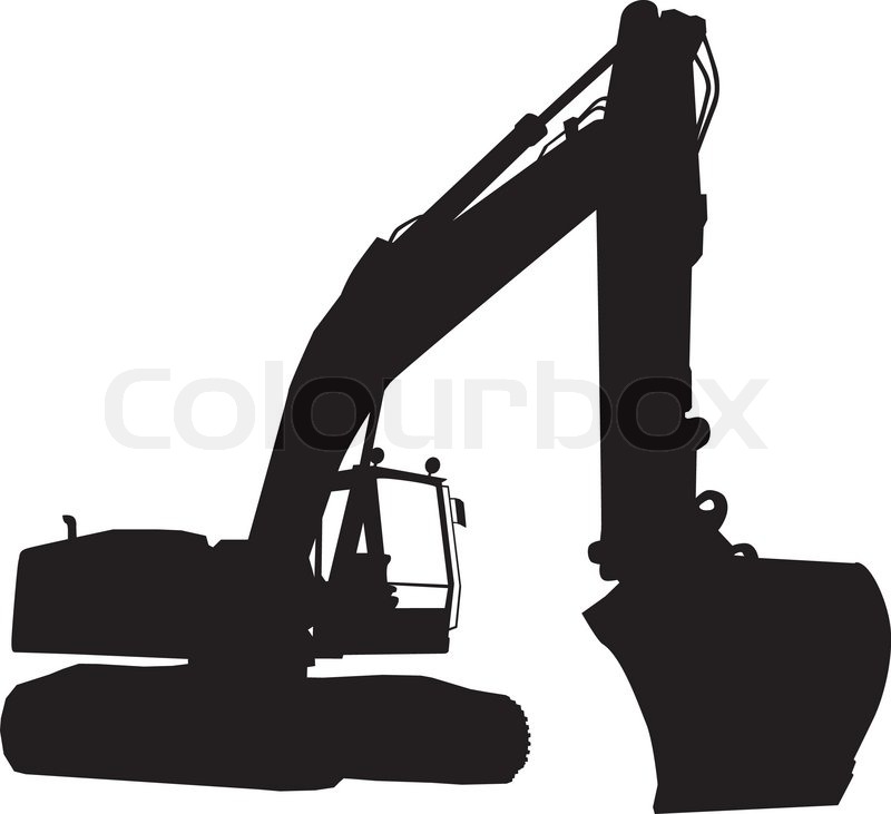 Bagger frontal | Stock vector | Colourbox
