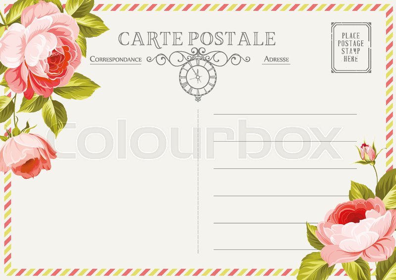 Vintage Postcard Background
